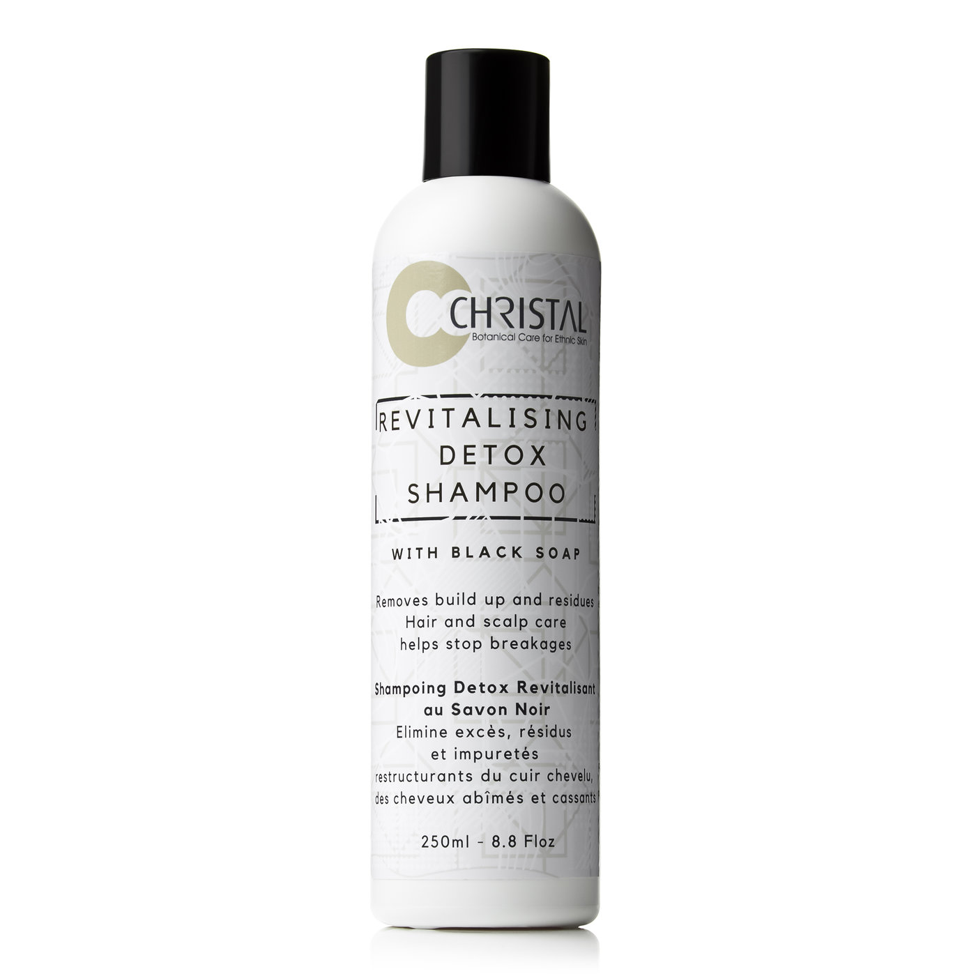 Revitalising Detox Shampoo with Black Soap – Christal Cosmetics